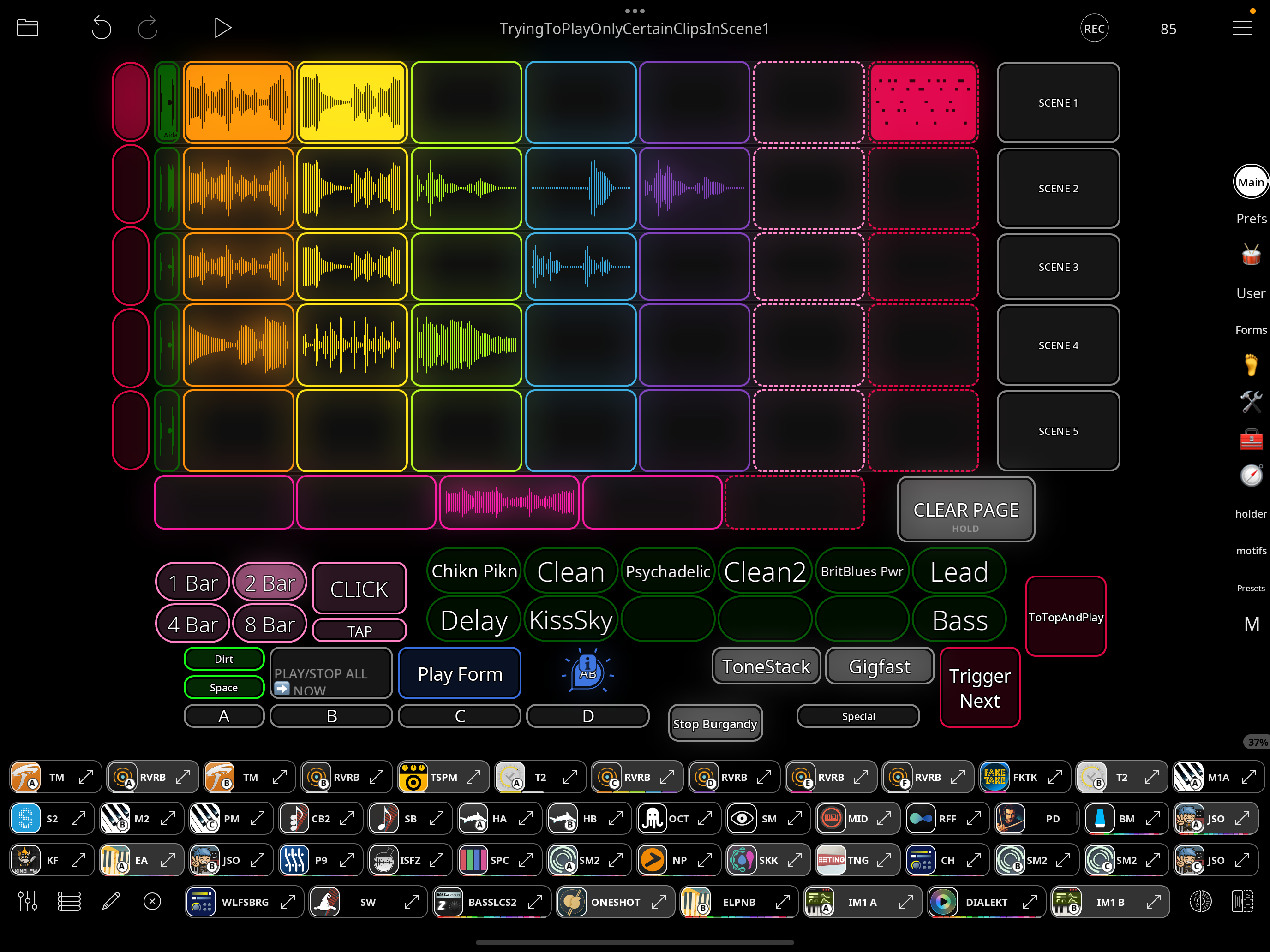 Question: Can a play group in this template only play the clips that are active — Loopy Pro Forum