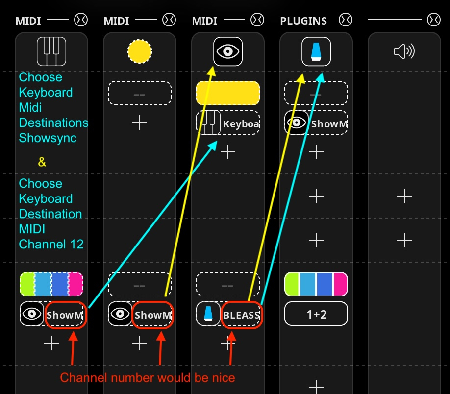 "SOLVED" Setting AUv3 Bleass Monolit to Listen on MIDI Channel 12 — Loopy Pro Forum