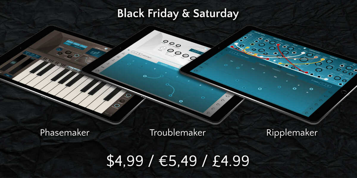 Black Friday heads up: Phasemaker, Ripplemaker, Troublemaker — Loopy ...