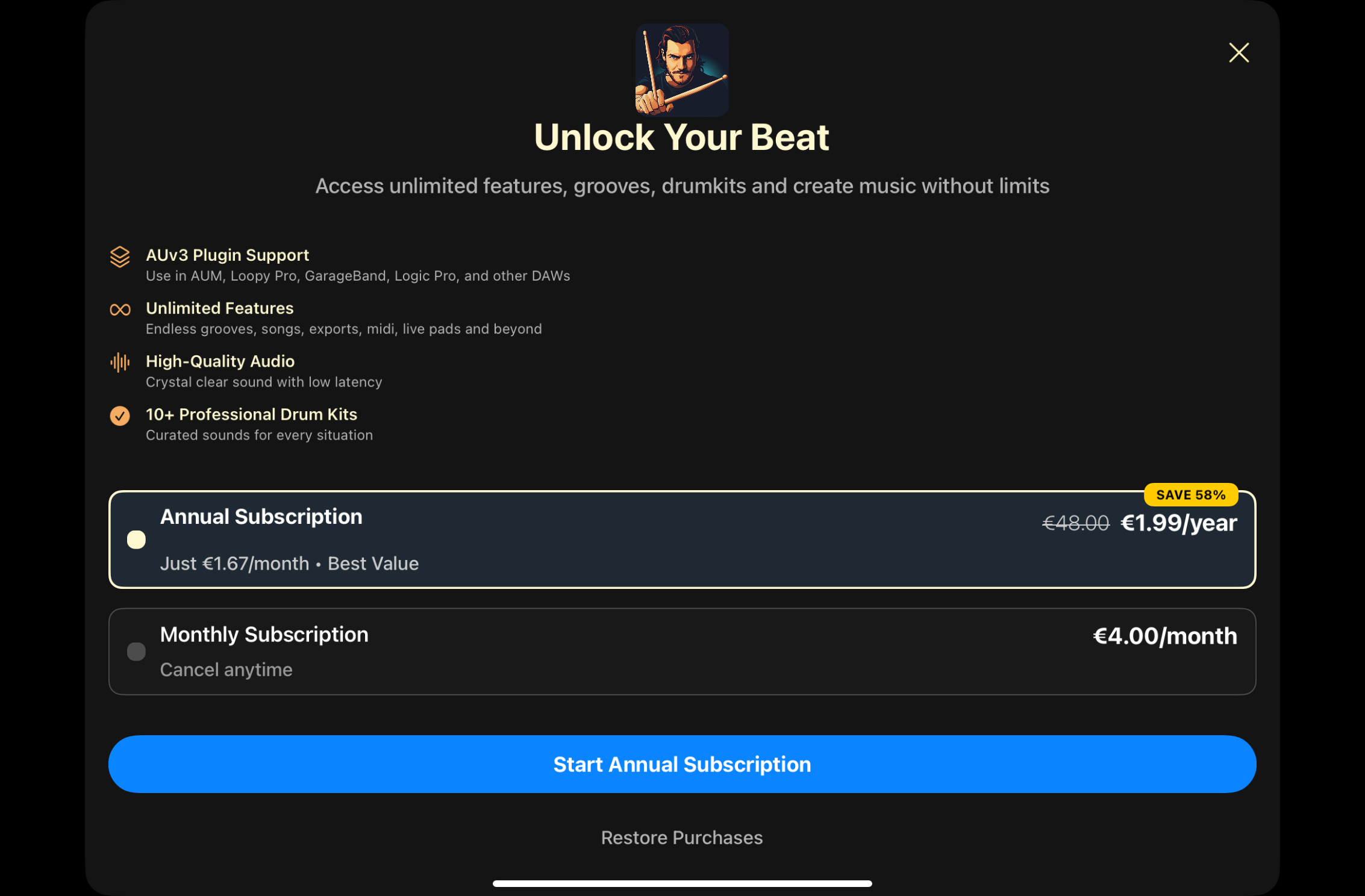 Pop Drummer is Out NOW ! — Loopy Pro Forum