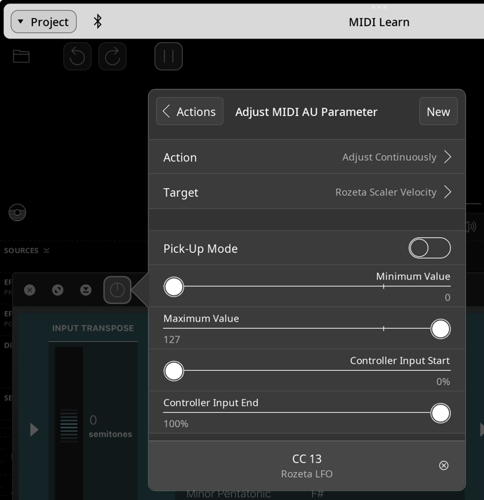 "SOLVED" LFO AUv3 controlling other Auv3 pluggin — Loopy Pro Forum